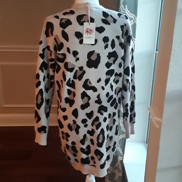 entro | Sweaters | Last Leopard Print Cardigan | Poshmark